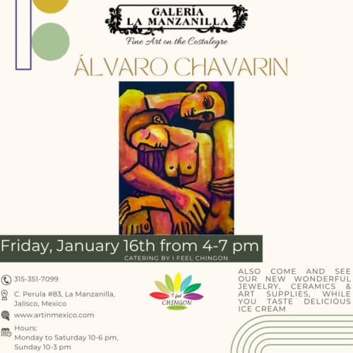 Meet the Artist Reception - Álvaro Chavarín - VisitLaManzanilla.com